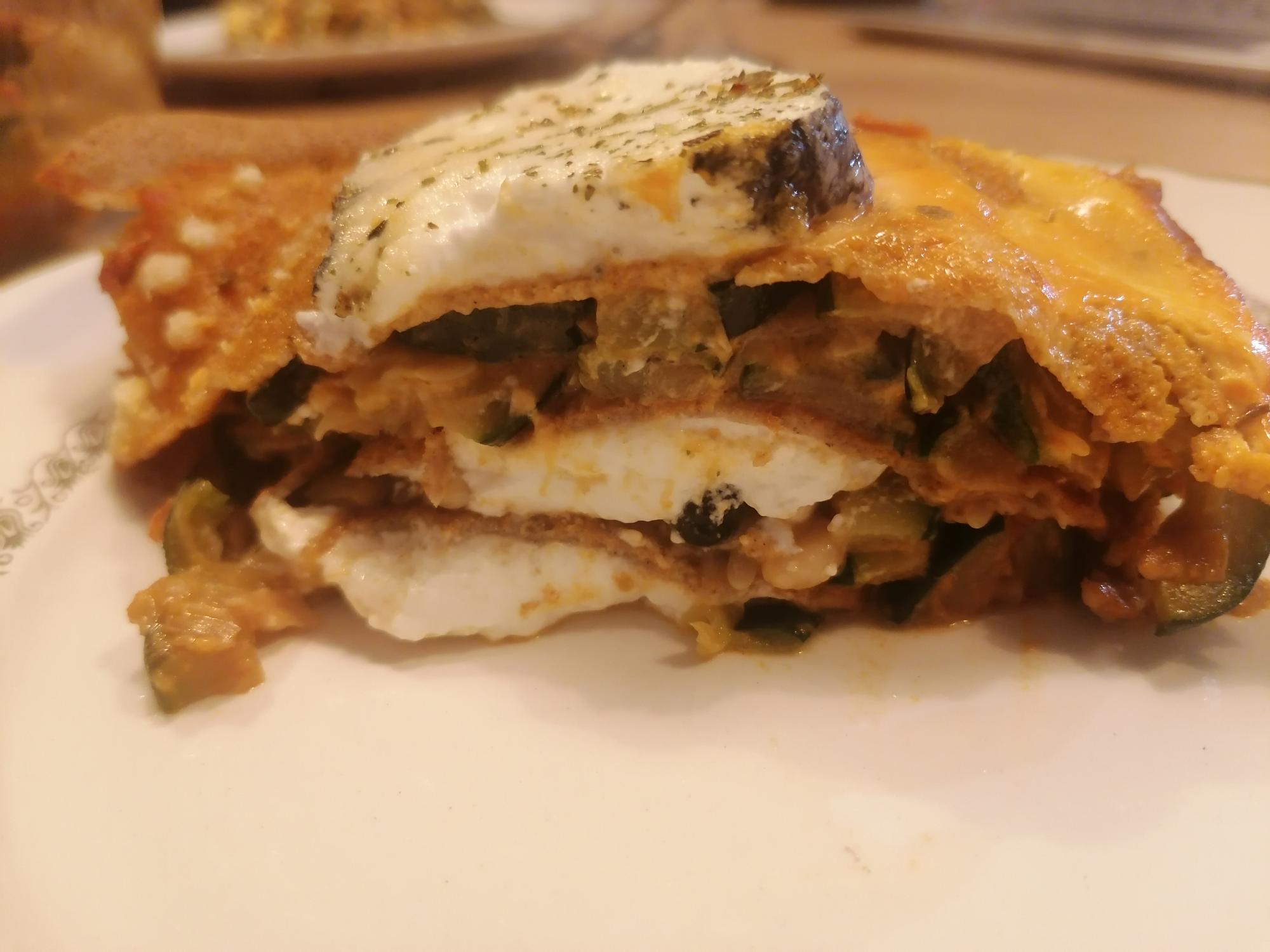 Lasagne sarrasin-courgette-chèvre - Au Jardin d'Alice